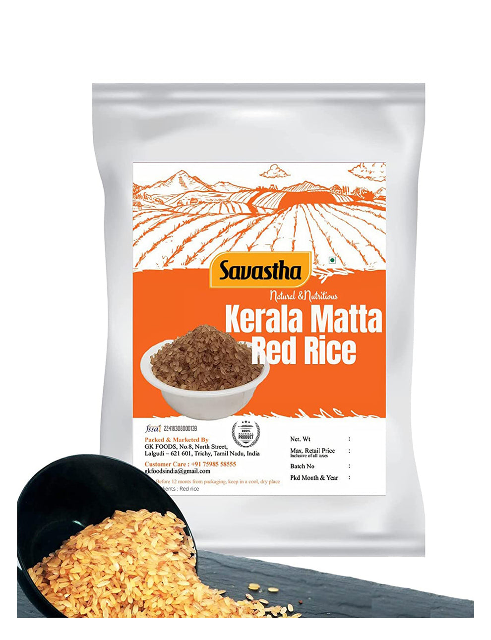 Red Matta Rice | Red Parboiled Rice | Natural Healthy and Nutritious ...